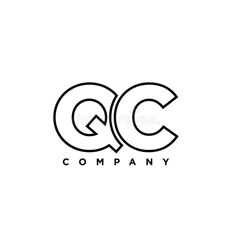 Letter Q and C, QC Logo Design Template. Minimal Monogram Initial Based ...