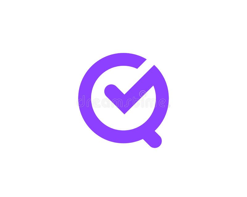 Letter M Check Mark Logo Icon Design Template Elements Stock Vector ...