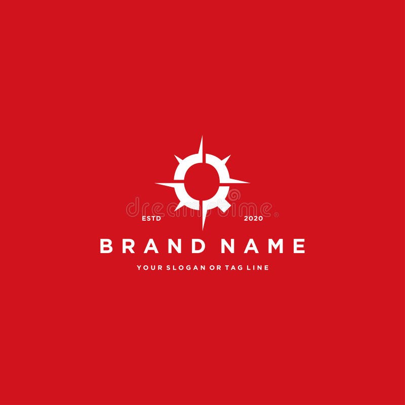 Letter Q Compass Logo Design Vector Stock Vector - Illustration of ...