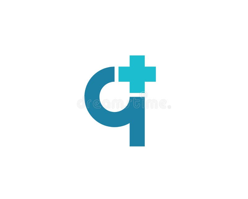 Letter Q Cross Plus Medical Logo Icon Design Template Elements Stock ...