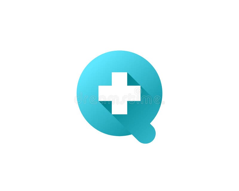 Letter Q Cross Plus Medical Logo Icon Design Template Elements Stock ...