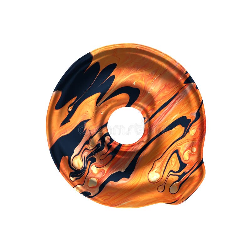 Letter Q 3D Render with Background Design Stock Illustration ...