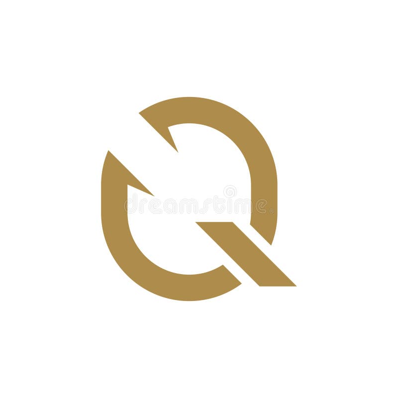 Letter Q Design Element Icon with Modern Creative Unique Concept Stock ...
