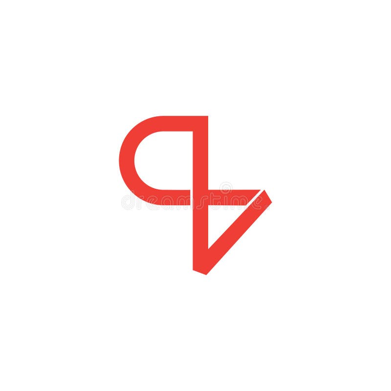 Letter Q Infinity Simple Line Logo Vector Stock Vector - Illustration ...