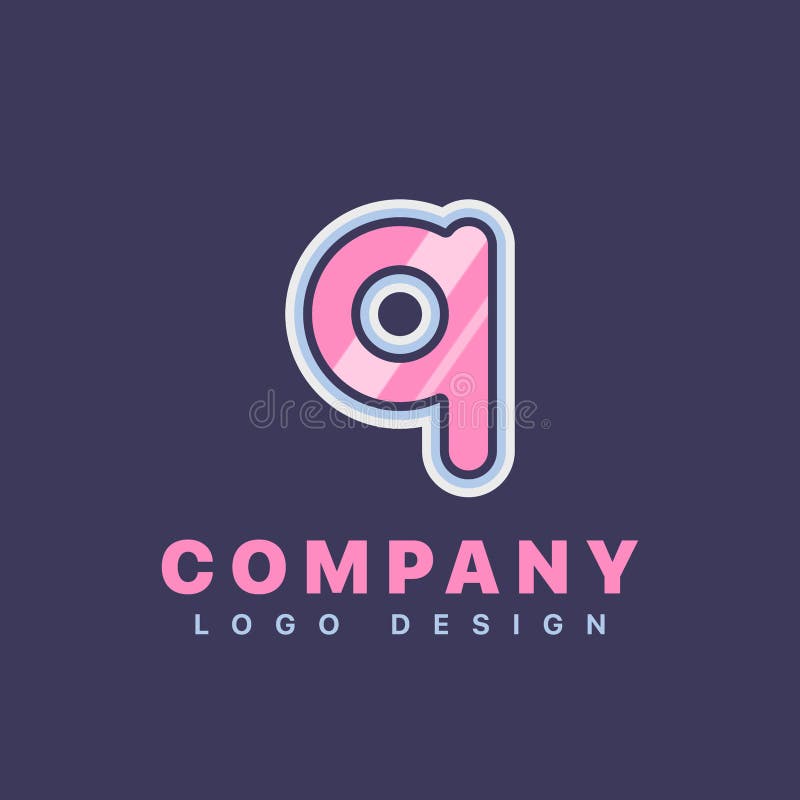 Letter Q Logo Design Template. Stock Vector - Illustration of design ...