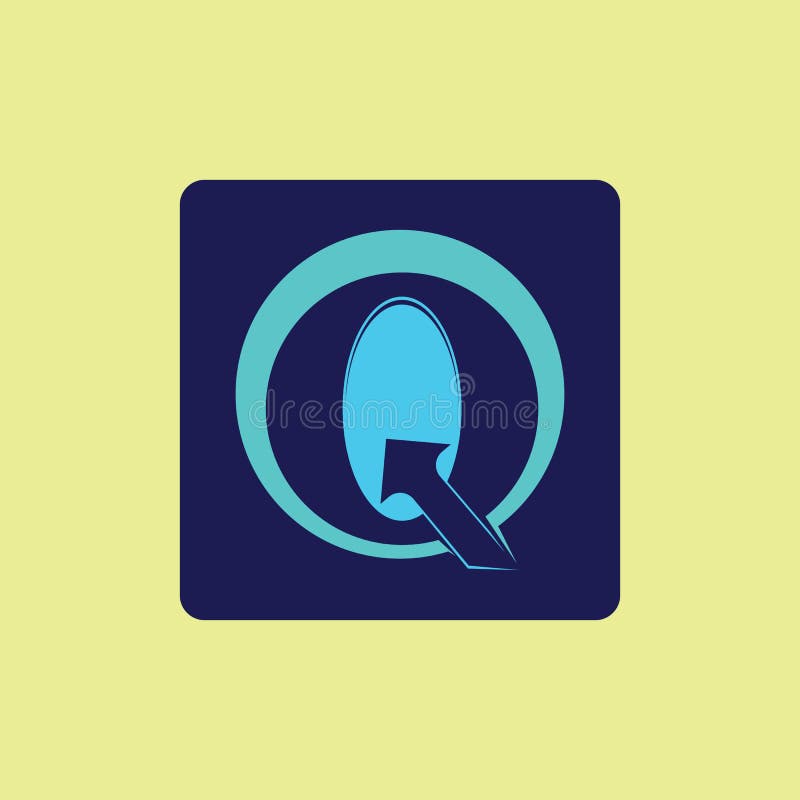 Letter Q Logo Icon Design Template Elements Stock Vector - Illustration ...