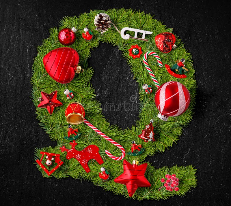 Christmas Alphabet Letter Q Stock Photos - Free & Royalty-Free Stock ...
