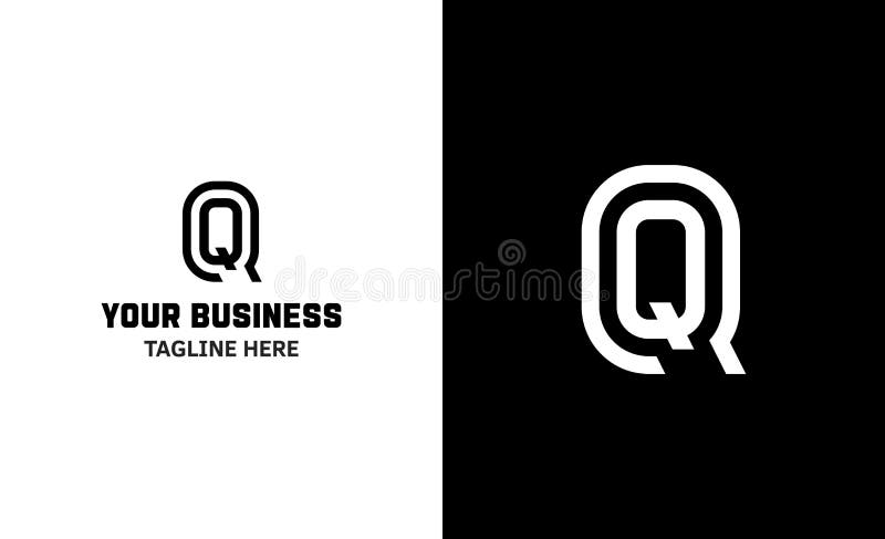 Letter Q Minimal Vector Logo. Icon Mark Design Template Stock Vector ...