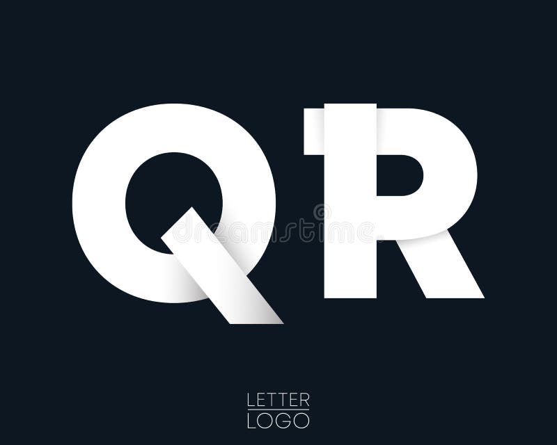 Letter Q and R Template Logo Design Stock Vector - Illustration of ...
