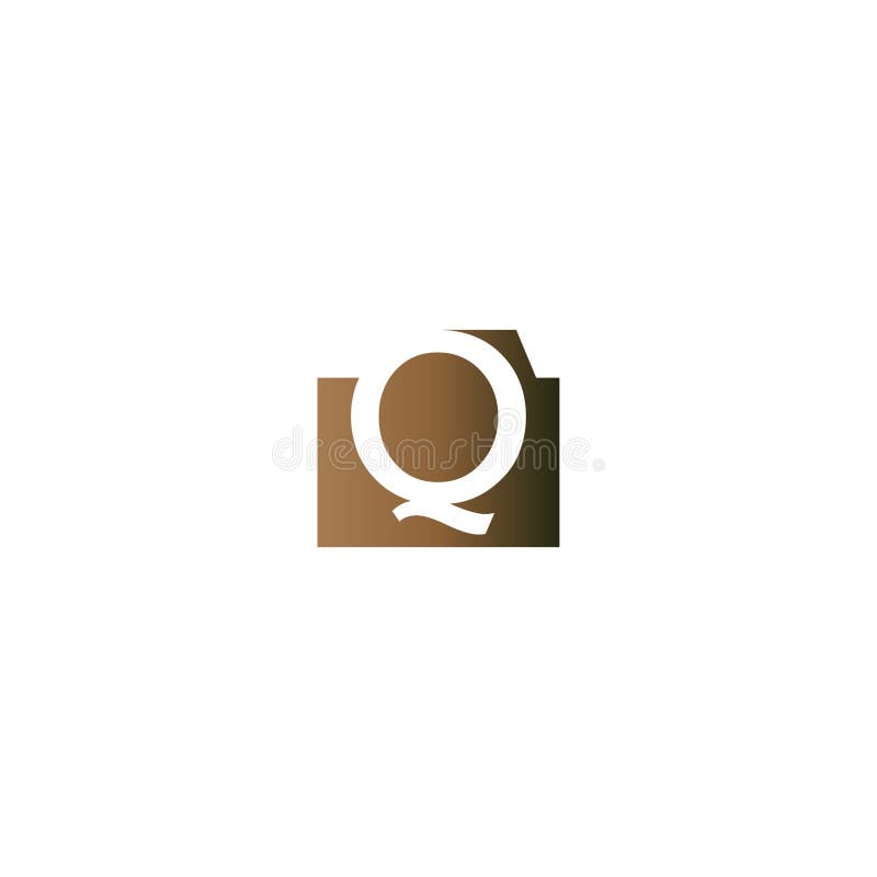 Letter Q on the Square Icon Template Stock Vector - Illustration of ...