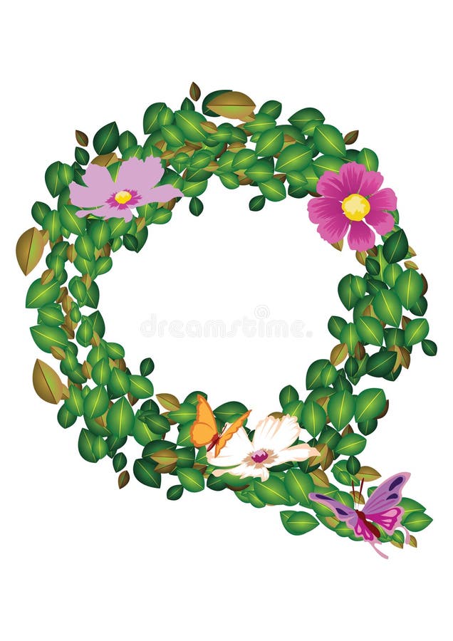 Letter Q. Vector Illustration Decorative Design Stock Vector ...