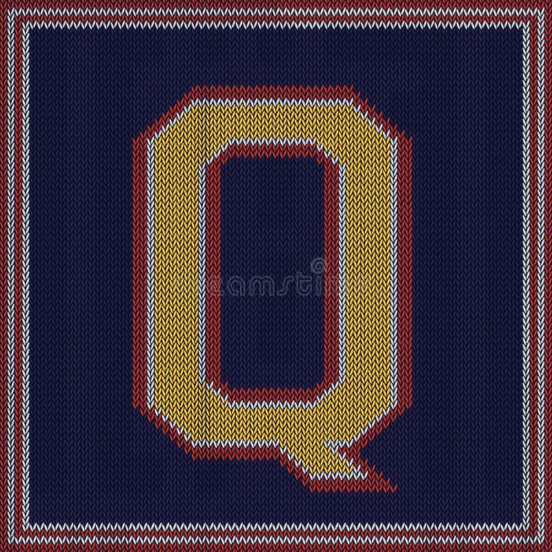 Letter Q. Vector Illustration Decorative Design Stock Vector ...