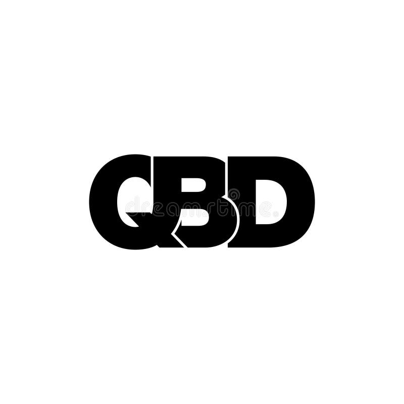 Letter QBD Simple Monogram Logo Icon Design. Stock Vector ...