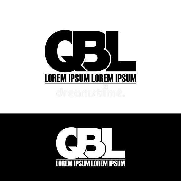 Letter QBL Simple Monogram Logo Icon Design. Stock Vector ...