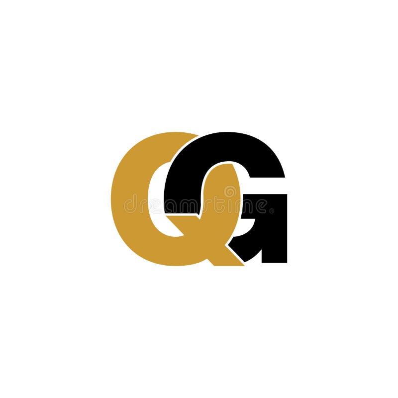 Letter QG Simple Monogram Logo Icon Design Stock Vector - Illustration ...