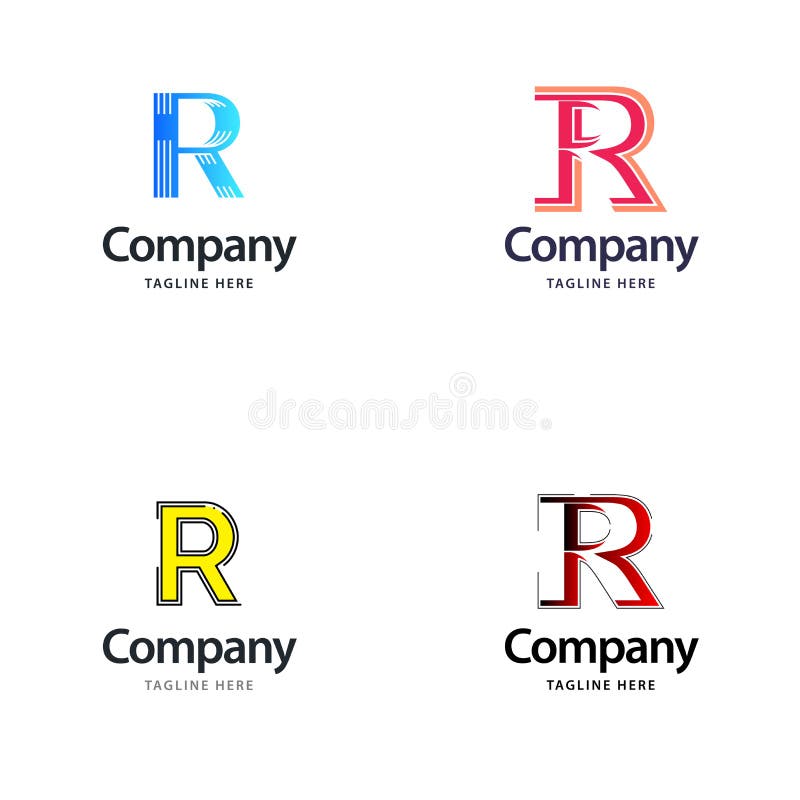 Letter R Big Logo Pack Design Creative Modern Logos Design for Your ...