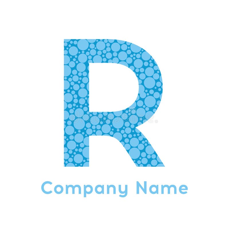 Letter R Bubbles Vector. Gold Bubble Design Vector Illustration. Stock ...