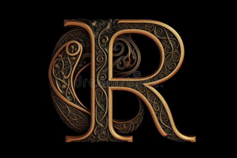 Celtic Letter R Stock Illustrations – 19 Celtic Letter R Stock ...