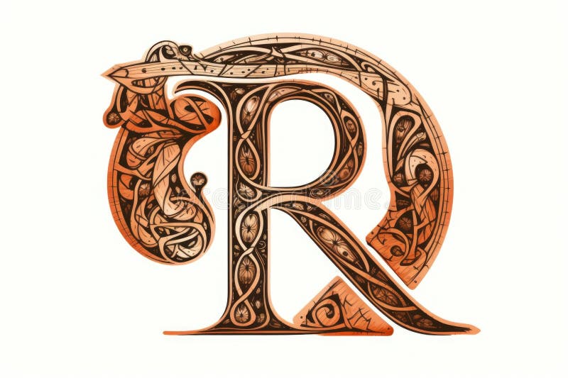 Celtic Letter R Stock Illustrations – 19 Celtic Letter R Stock ...