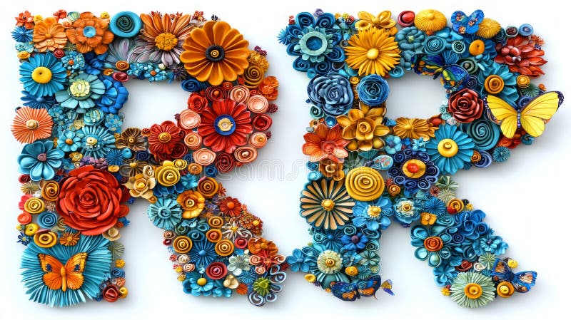 Colorful Ornamental Letter R Stock Photos - Free & Royalty-Free Stock ...