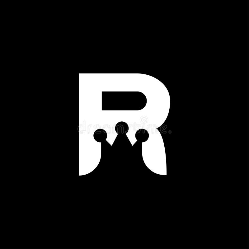 Letter R Logo Crown Stock Illustrations – 717 Letter R Logo Crown Stock ...