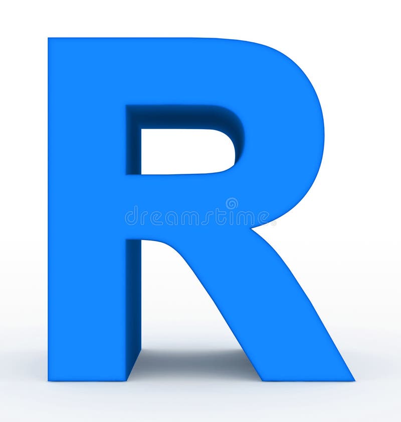 Letter Y 3D Blue Isolated On White With Shadow - Orthogonal Projection ...