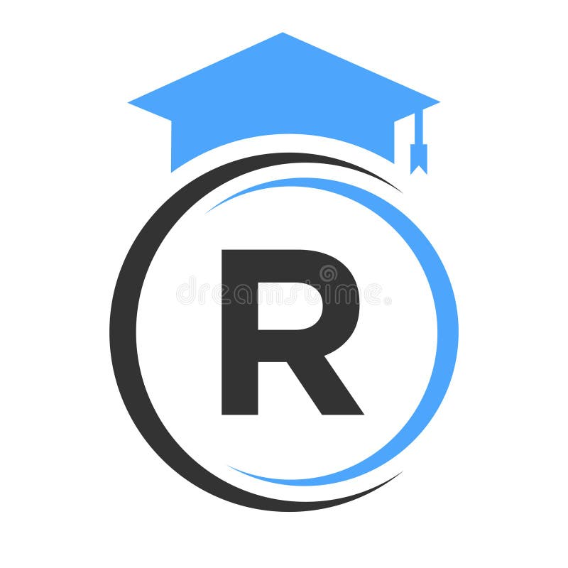 Letter R Education Logo Template. Education Logotype Concept with ...
