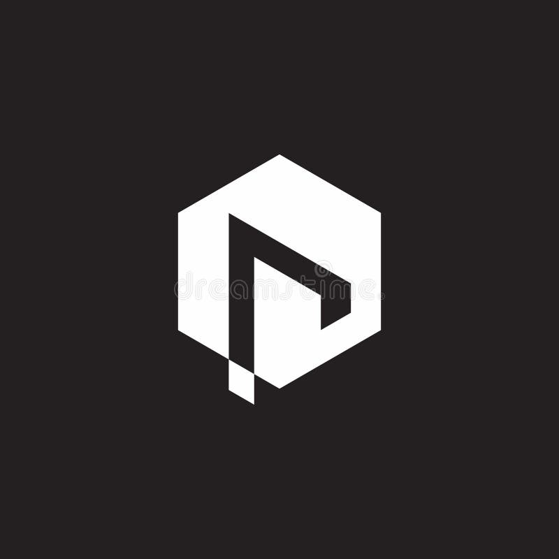 Letter R Hexagonal Box Arrow Simple Logo Vector Stock Vector ...