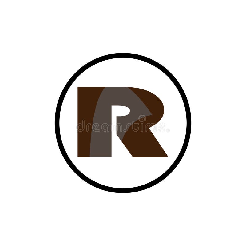 Letter R Icon Colorful Background Vector Design Illustration Stock ...