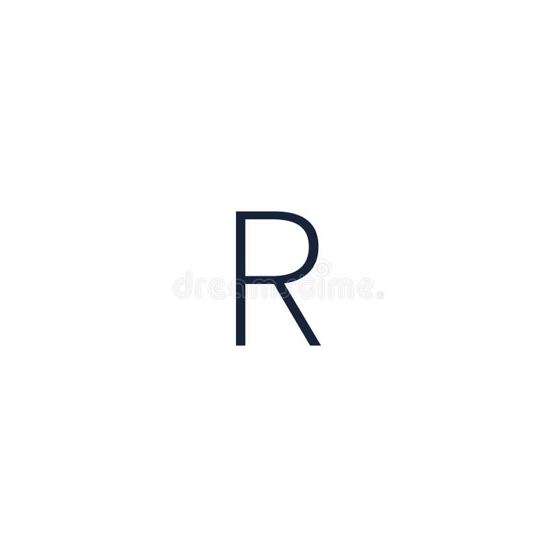 Letter R Icon Logo Combined with Pulse Icon Design Stock Vector ...