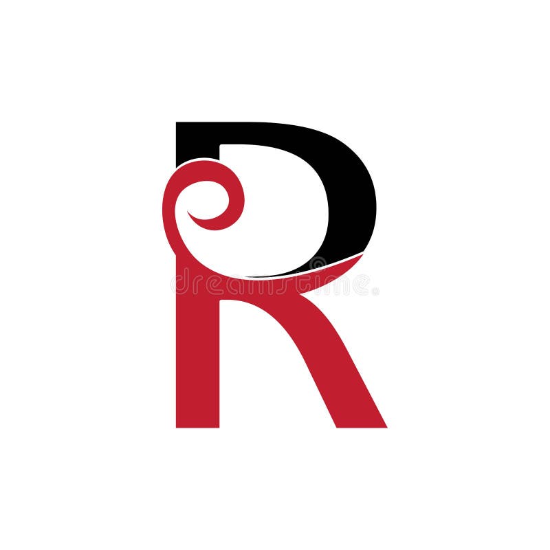 Letter R Icon Logo Vector Design Stock Vector - Illustration of ...