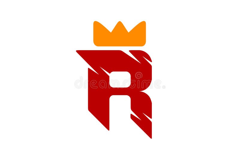 Letter R King Logo stock vector. Illustration of design - 318213303
