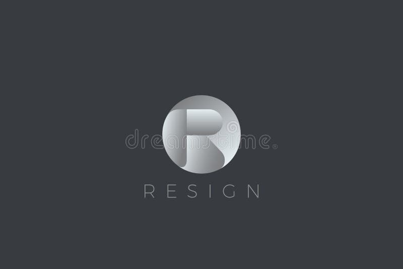R Letter Logo Design R Logo Luxury Branding Stock Illustrations – 1,168 ...