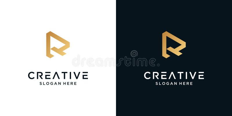 Letter R Logo Design Symbol Stock Vector - Illustration of logo, mark ...