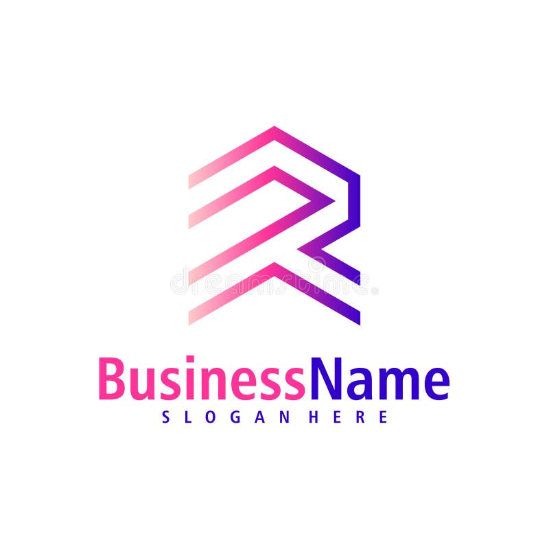 Letter R Logo Design Vector. Creative Initial R Logo Concepts Template ...