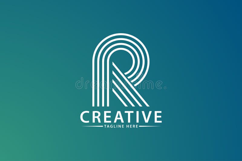 Letter R Logo Icon Design Element Template, Eps 10 Stock Vector ...