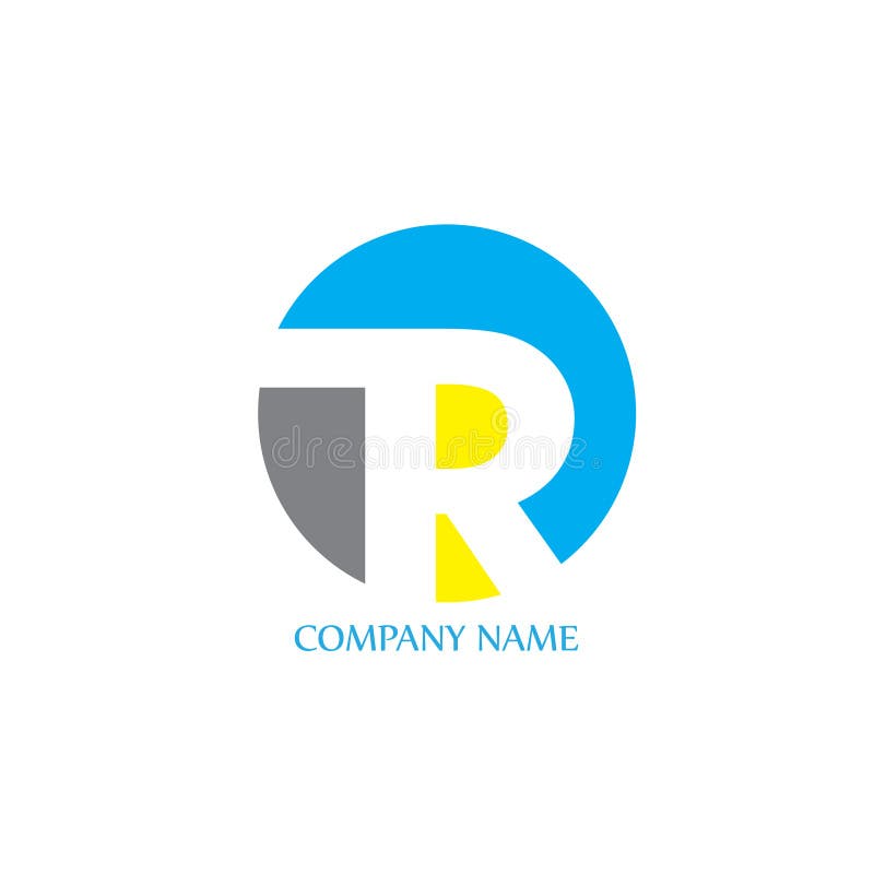 Letter R Logo Icon Design Template Elements Stock Vector - Illustration ...