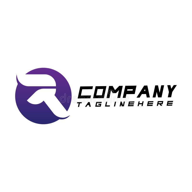 Letter R Logo Icon Design Template Elements Stock Vector - Illustration ...