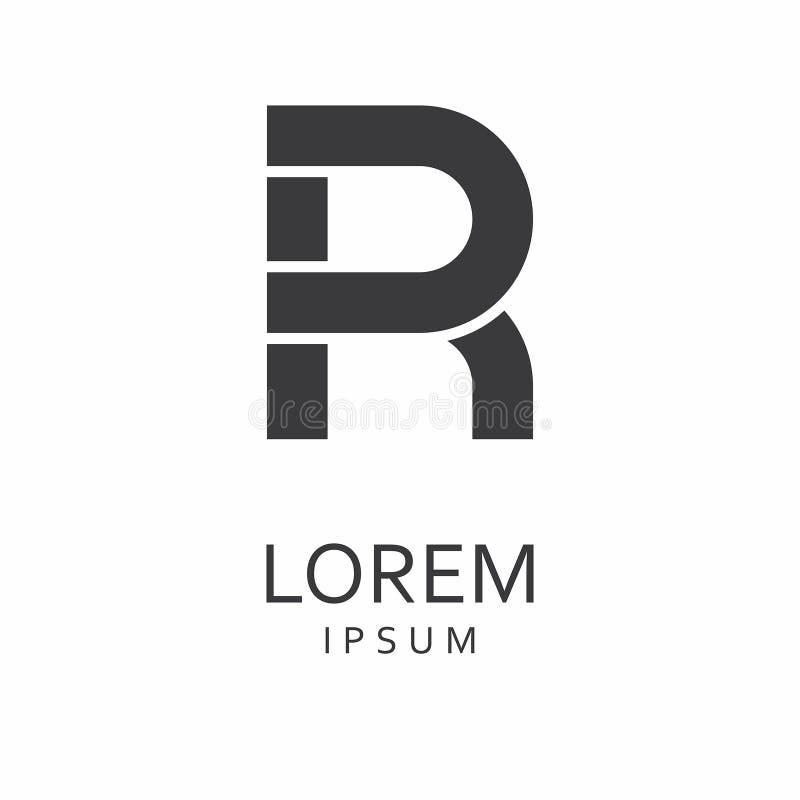 R Letter Logo. Vector Icon stock vector. Illustration of corporate ...