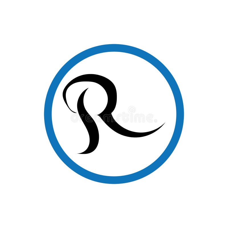Letter R Logo Template Vector Icon Design Stock Vector - Illustration ...