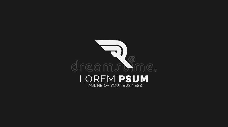 Initial Abstract R Logo Design Icon Vector Stock Illustration ...