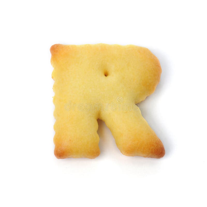Letter R Made Cracker Cookie Stock Photos - Free & Royalty-Free Stock ...