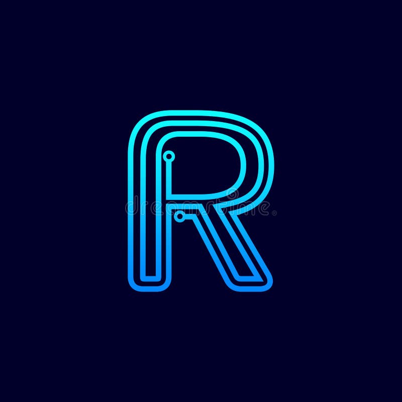 Letter R Infinity Concept Stock Illustrations – 229 Letter R Infinity ...
