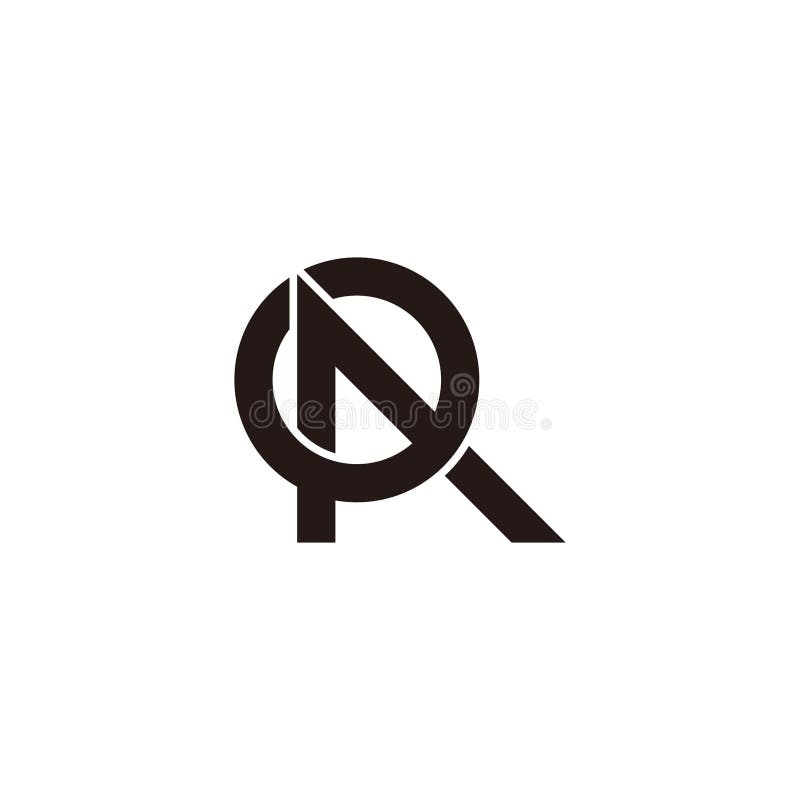 Letter R Round Arrow Simple Overlap Line Logo Vector Stock Vector ...