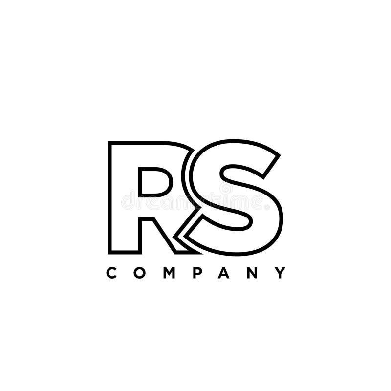 Letter R and S, RS Logo Design Template. Minimal Monogram Initial Based ...