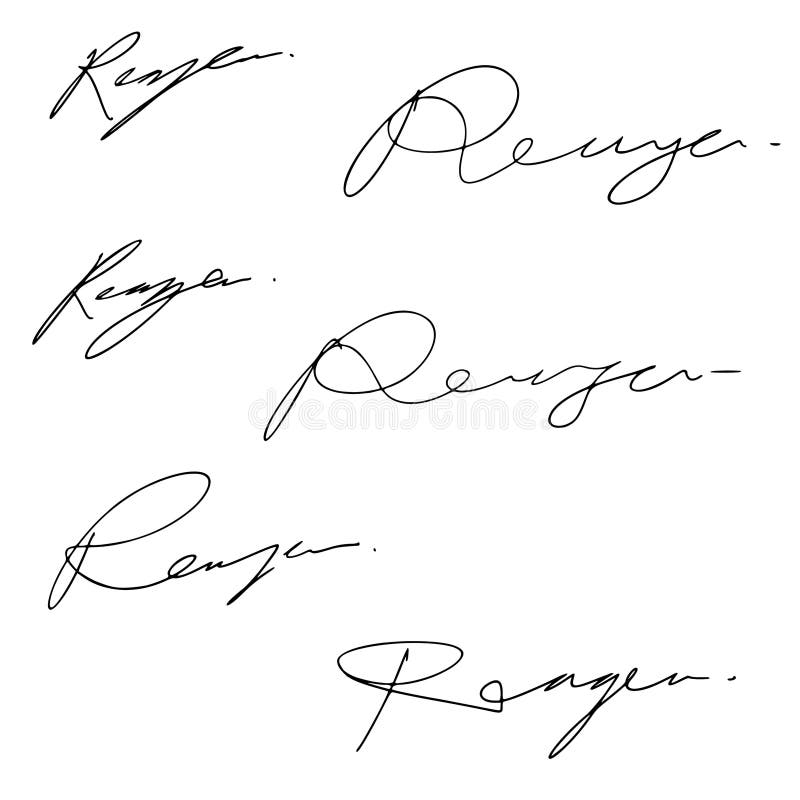 Letter R Signature Ideas for Document Certificate Stock Image ... Letter R Signature Ideas for Document Certificate Stock Image ...