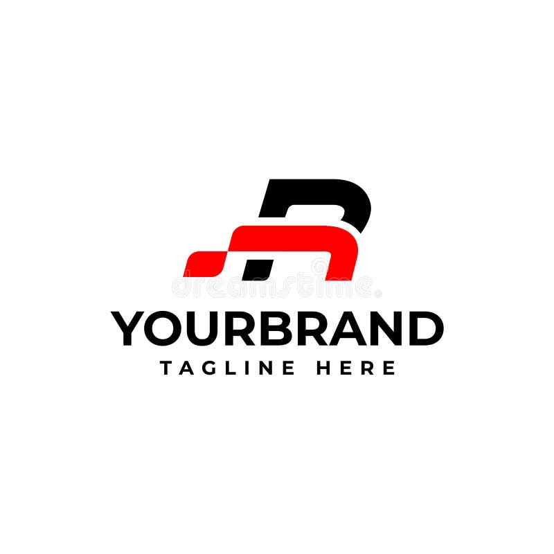 Letter R Speed Racing Logo Design Element. Racing Logo Design Concept ...