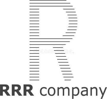 Letter R Striped Logo stock vector. Illustration of biology - 98904596