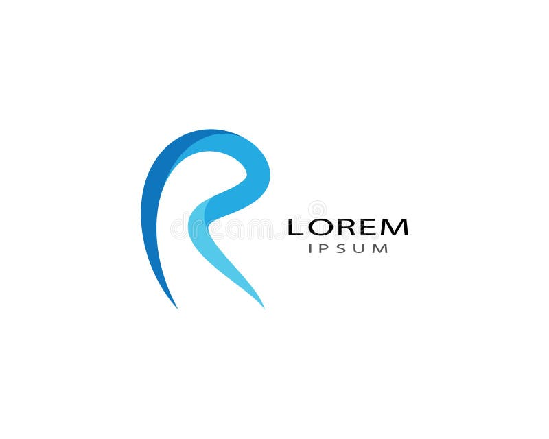 Letter R Symbol Illustration Design Stock Vector - Illustration of ...