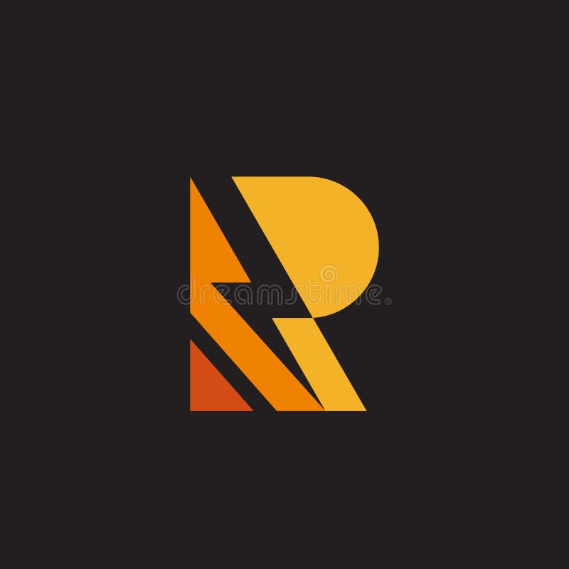 Letter Thunder R Stock Illustrations – 97 Letter Thunder R Stock ...